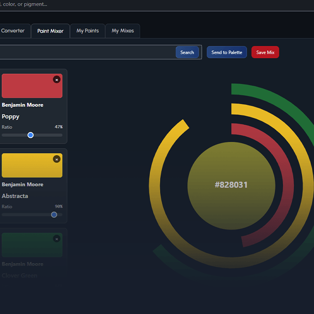 Artist Color Toolkit: Palette Generator, Paint Matcher & Mixer | PaintDJ